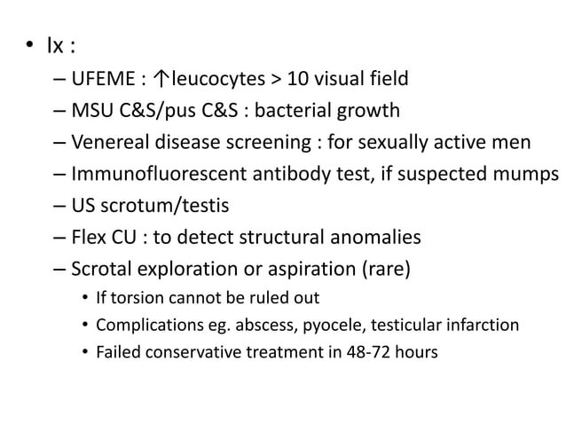 Acute vs chronic scrotal swelling | PPTX | Infertility | Reproductive ...