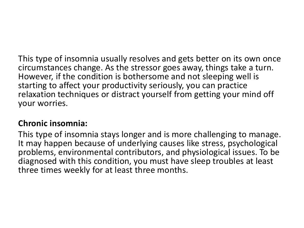 Acute vs chronic insomnia Definition, symptom, and causes.pptx