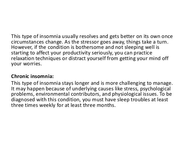 Acute vs chronic insomnia Definition, symptom, and causes.pptx
