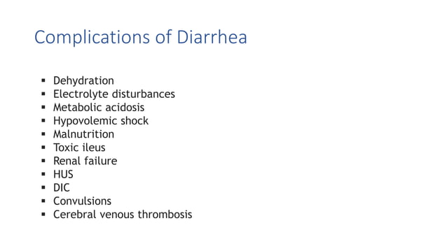 Acute Watery Diarrhea. Acute Watery Diarrhea. | PPTX | Digestive ...