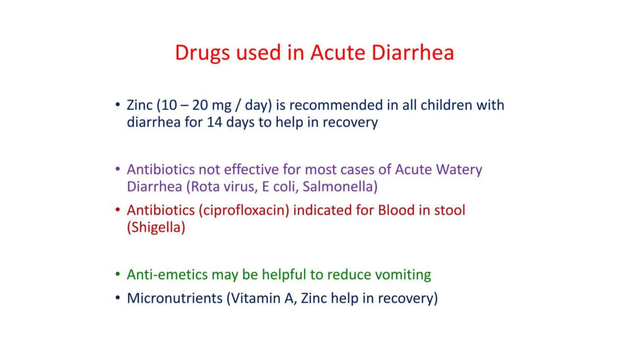 ACUTE WATERY DIARRHEA for final year MBBS.pptx | Digestive Disorders ...