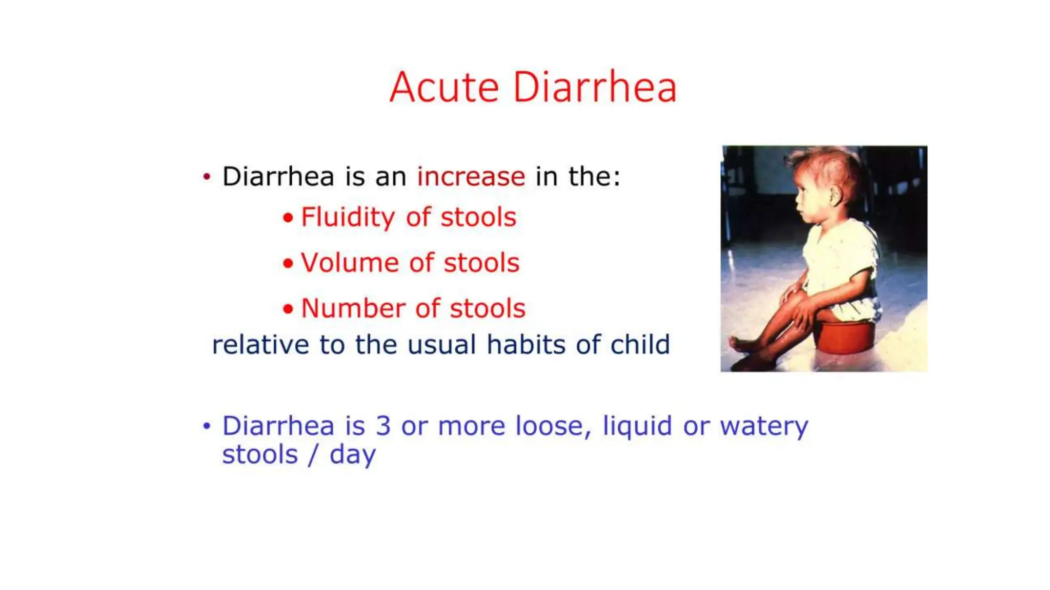 ACUTE WATERY DIARRHEA for final year MBBS.pptx | Digestive Disorders | Diseases and Conditions