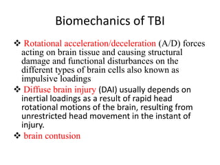 Acut traumatic brain injury | PPT