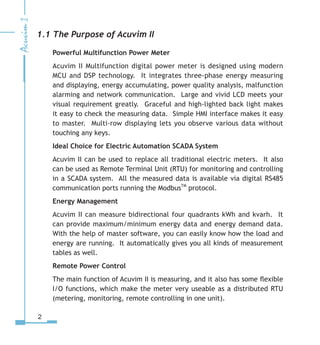 Acuvim ii-manual | PDF | Internet of Things | Internet