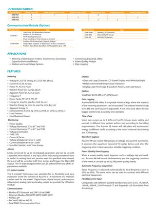 Acuvim ii-series-brochure-1040 e1303 | PDF