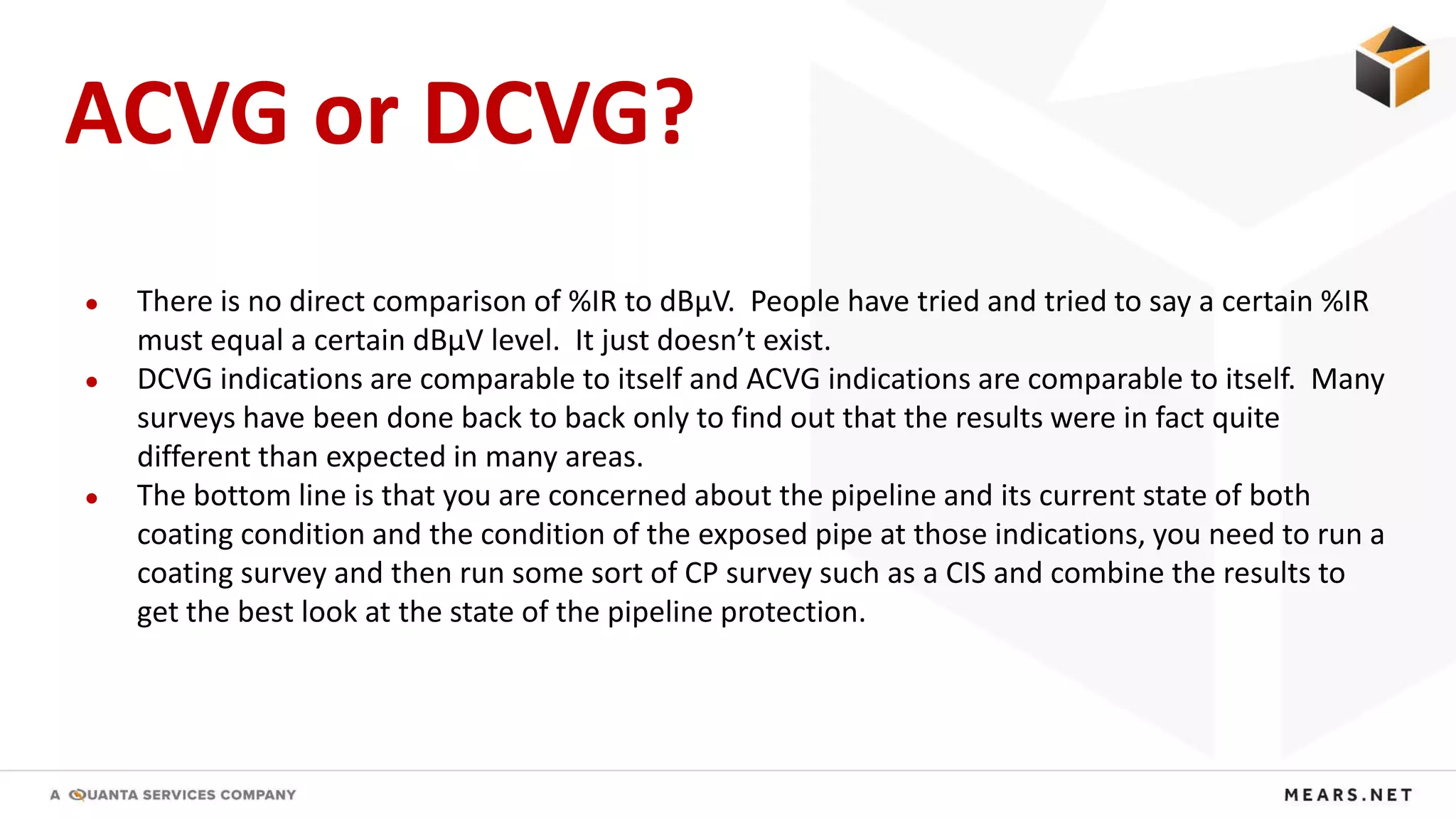 ACVG vs DCVG: Does It Matter? - Jim Walton | PDF