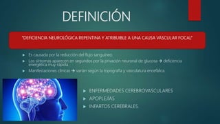 Acv isquemico | PPTX