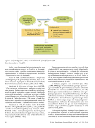 A c vitte_-_2011_a_construcao_da_geomorfologia_no_brasil | PDF