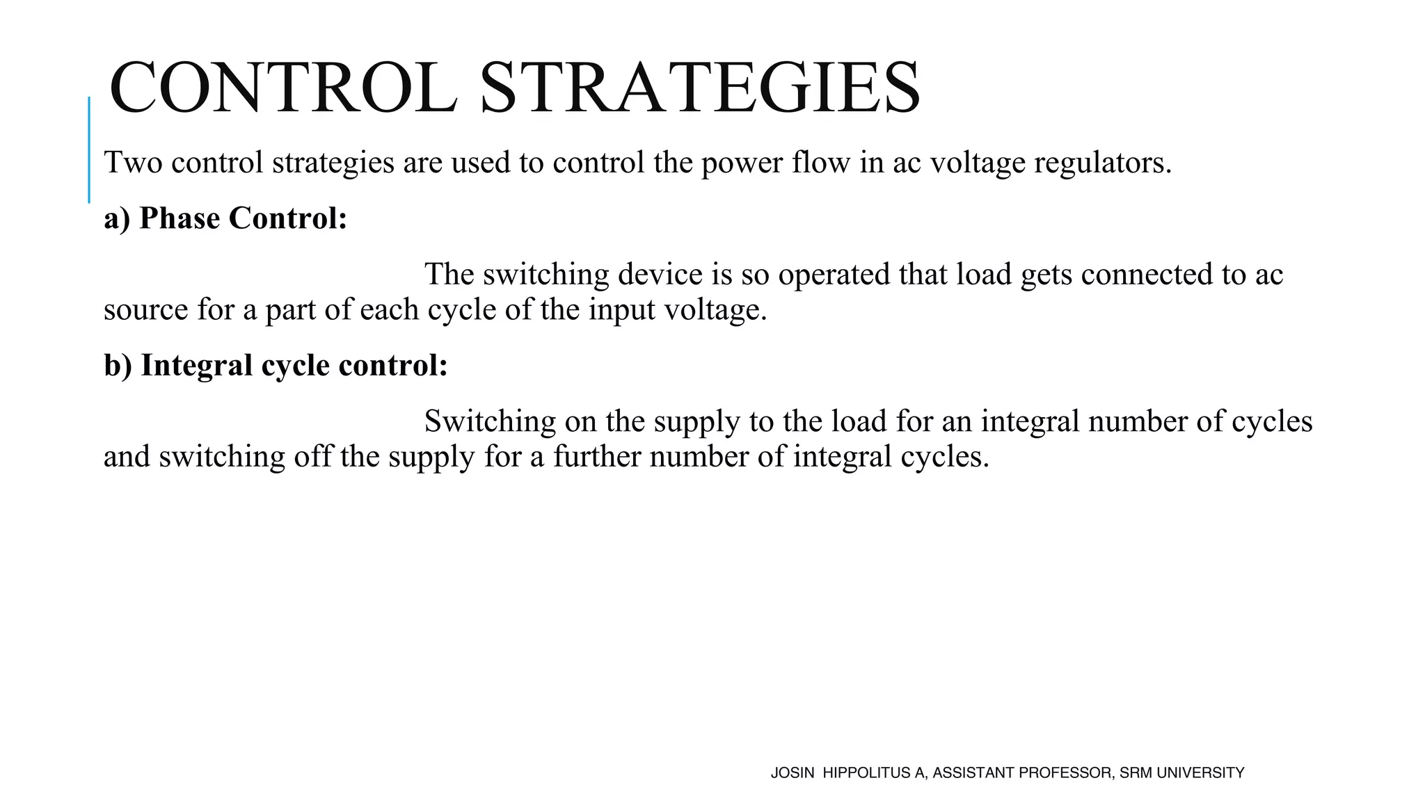 Ac voltage controller | PPT