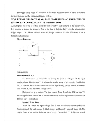 ac voltage controllers.pdf, Power systems | PDF