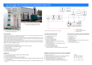 AC voltage test system with resonant reactor | PDF | Physics | Science