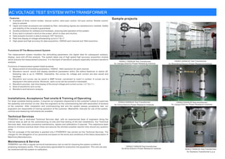 AC voltage test system with transformer | PDF | Physics | Science