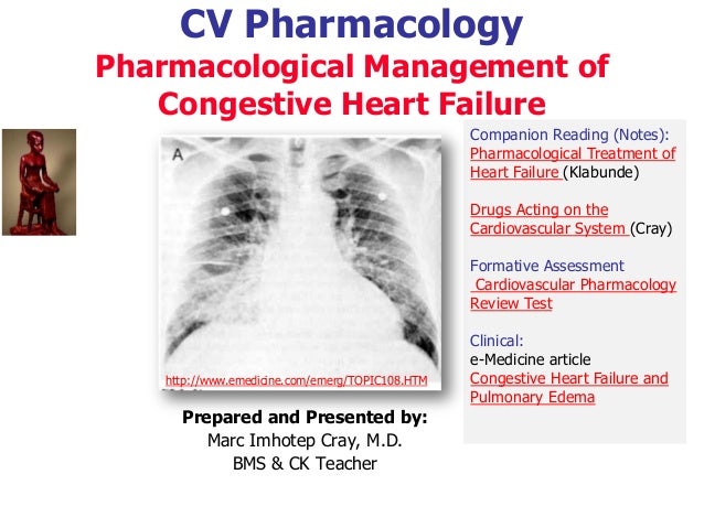 Pharmacology Management Of Heart Failure W Updates pharmacology-management-of-heart-failure-w-updates