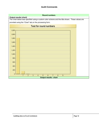 Audit Commander Worksheet Analyzer | PDF