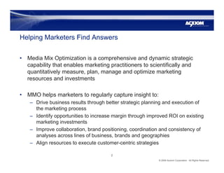 Media Mix Optimization - The Starting Point for Customer-Centric ...