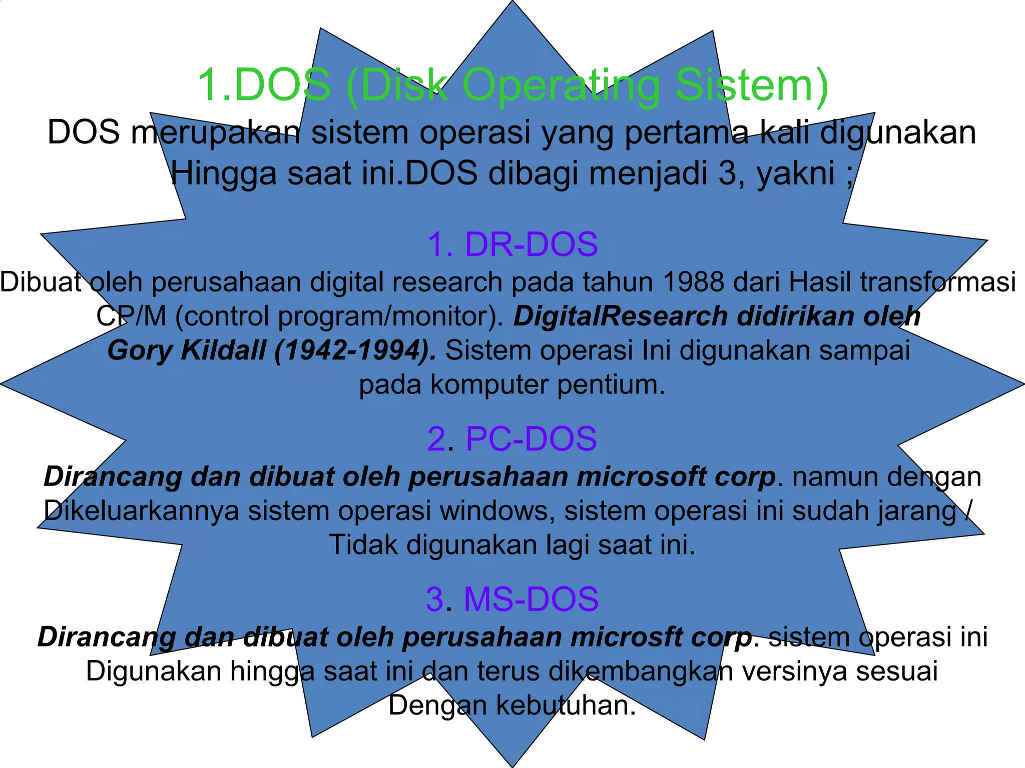 Pengenalan sistem operasi | PPT