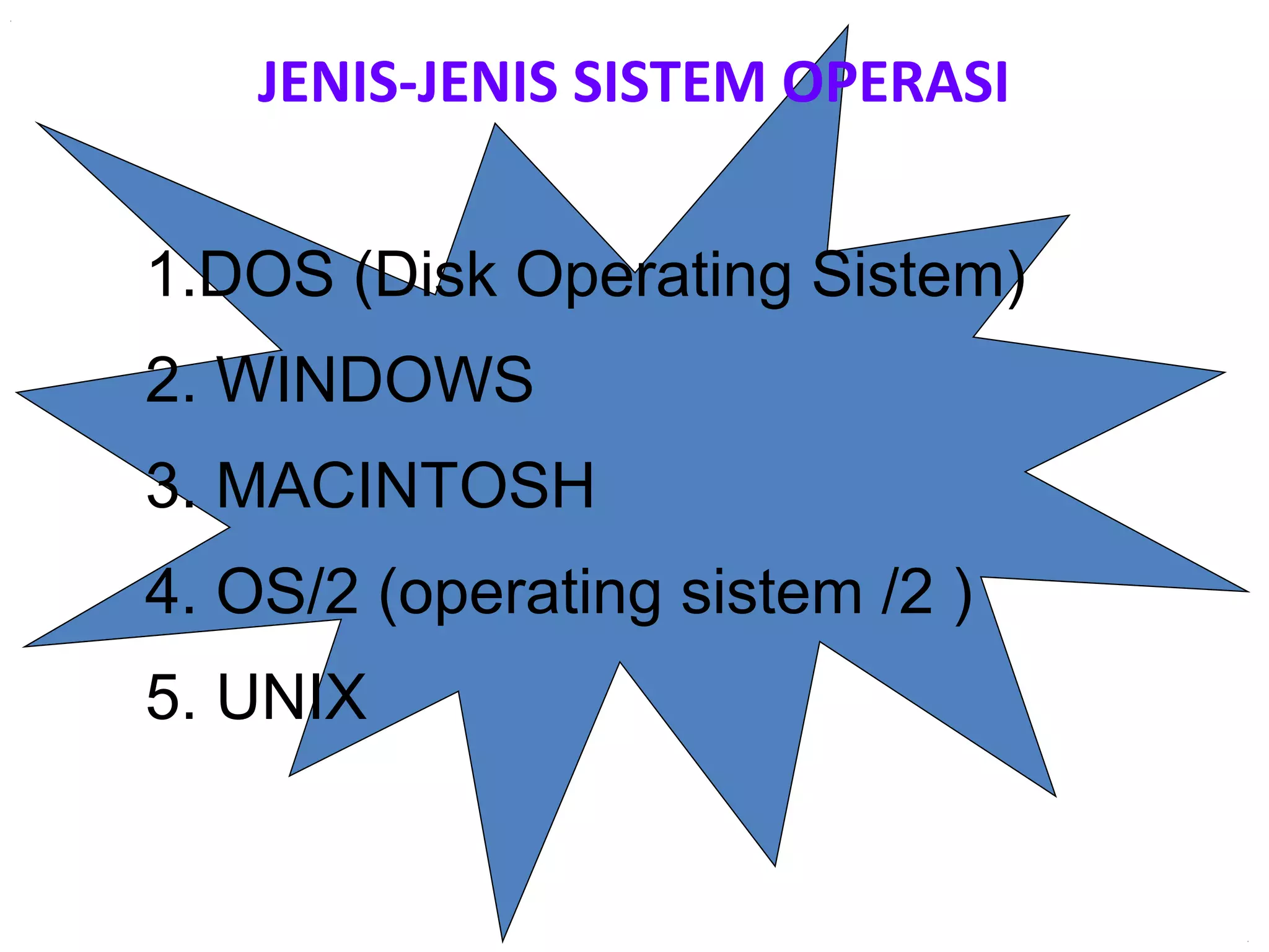 Pengenalan sistem operasi | PPT