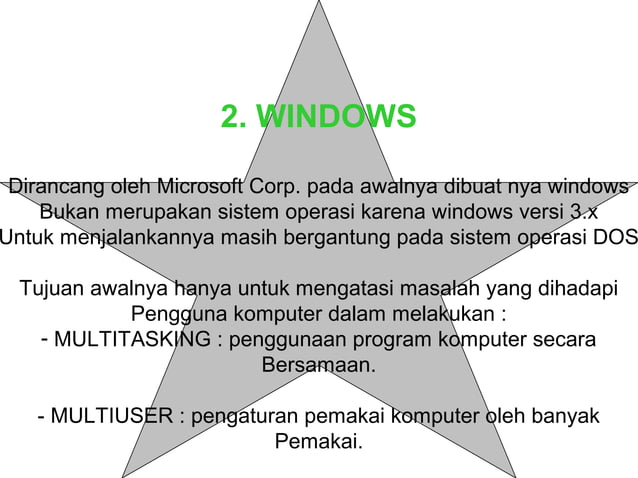 Pengenalan sistem operasi | PPT