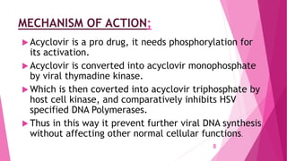 Acyclovir. pharmacology, Antiviral | PPTX | Infectious Diseases | Diseases and Conditions