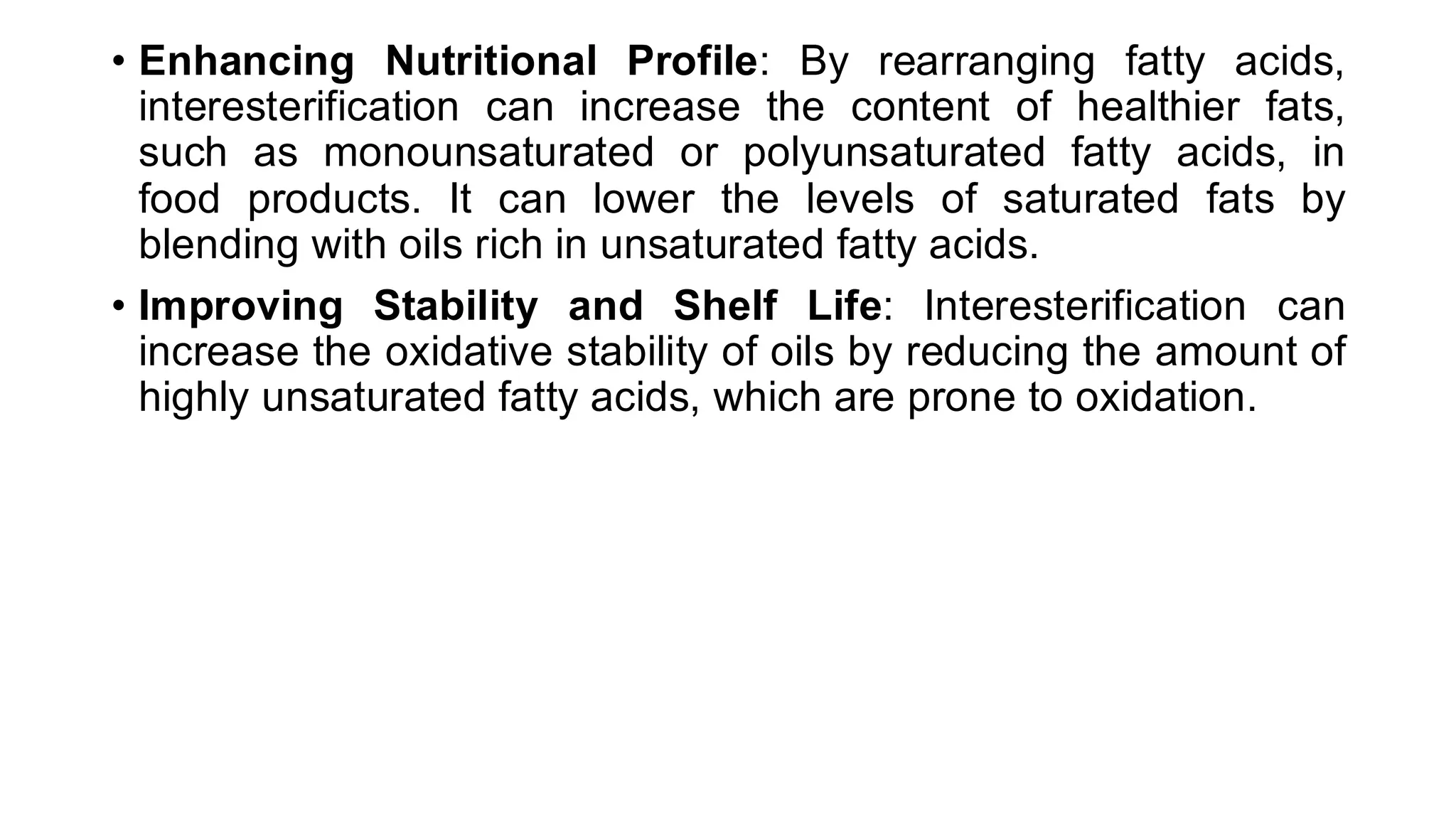 Modification of Acyl Lipids in Food Science | PDF