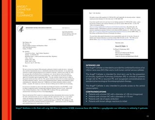 Angel Catheter Clinical Evidence Packet | PDF | Blood Disorders ...