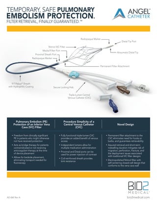 Angel Catheter Product Data Sheet | PDF