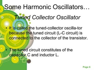 Harmonic Oscillators | PPTX
