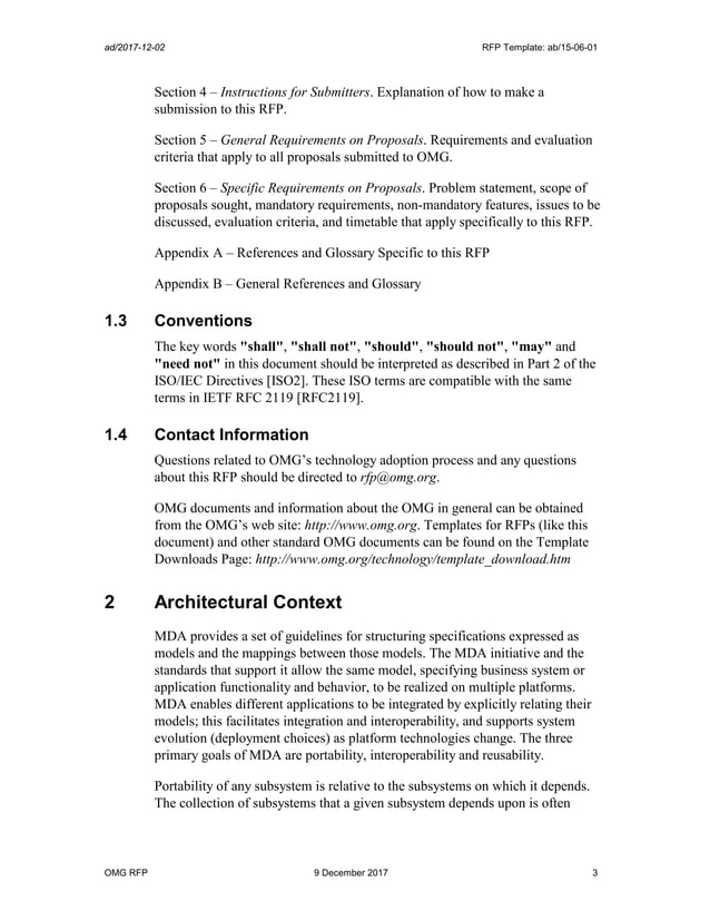 Systems Modeling Language (SysML®) v2 Request For Proposal (RFP) | PDF
