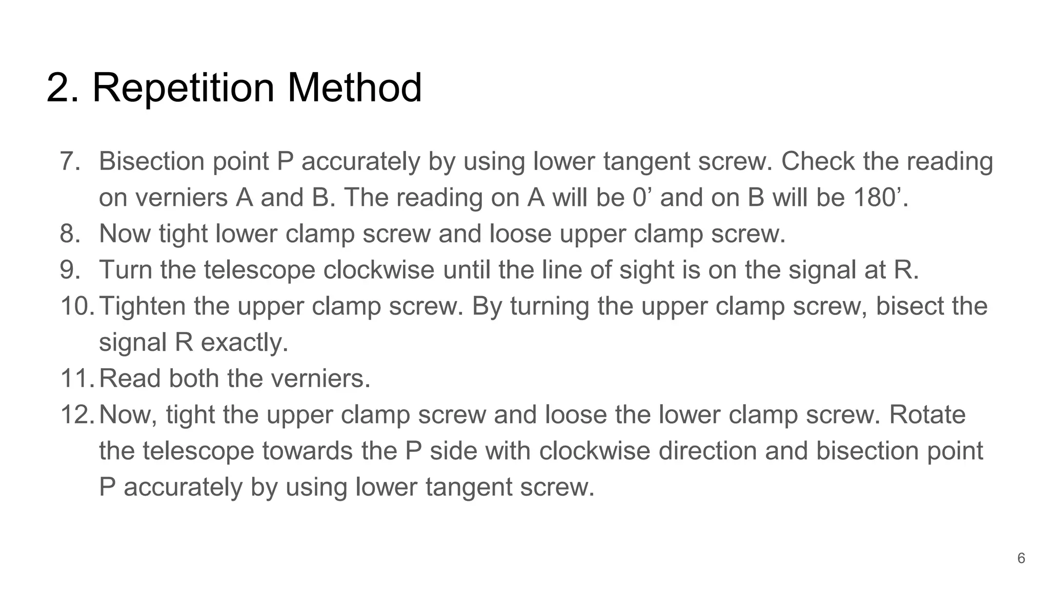 Ad. sur. repetition method (gtu) (1) | PPTX