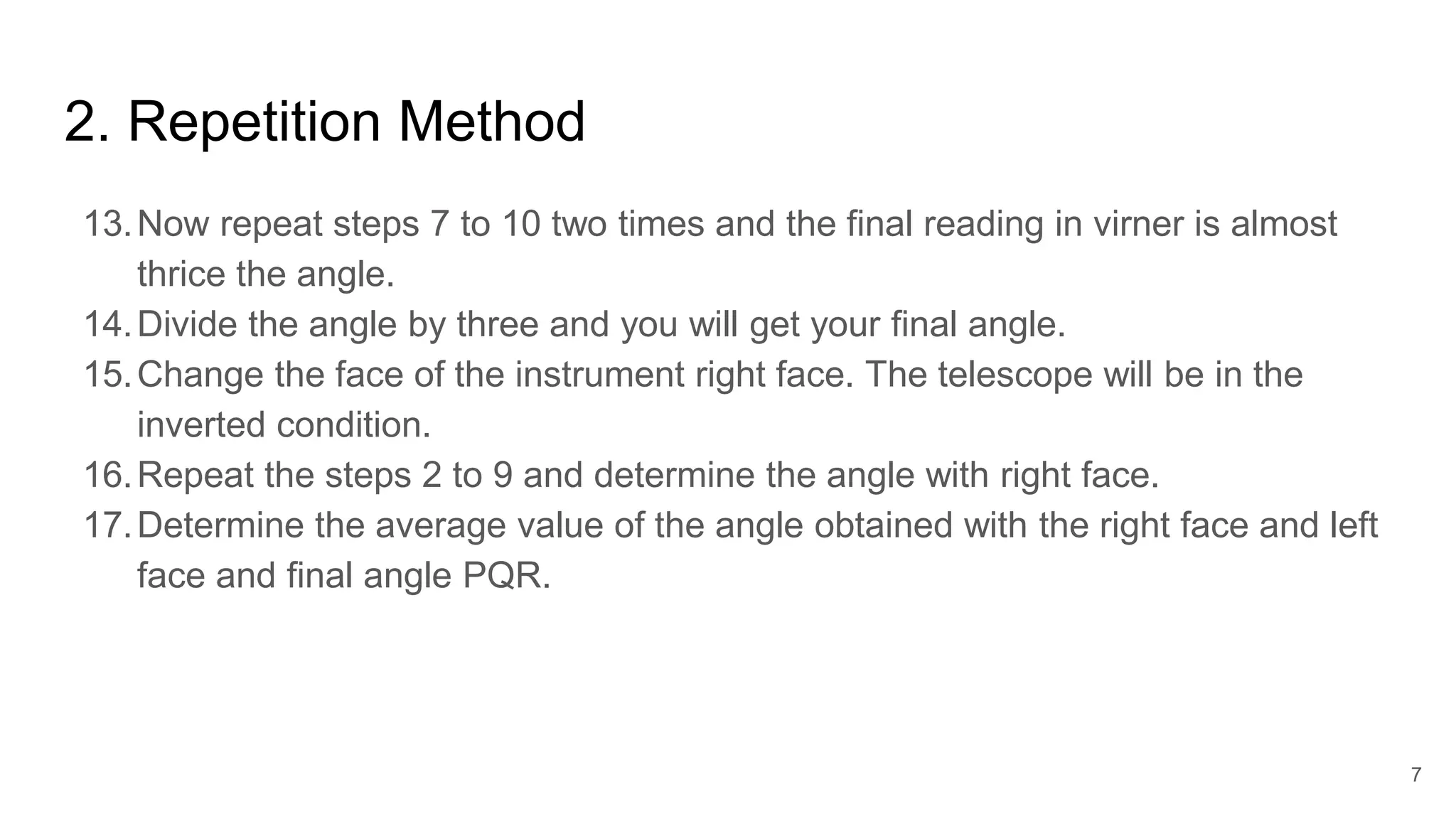 Ad. sur. repetition method (gtu) (1) | PPTX