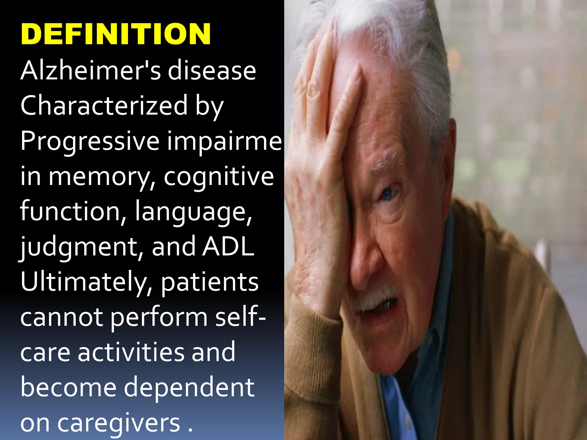 Alzheimer's disease | PPT