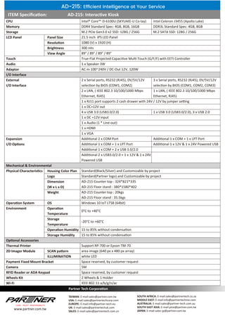Ad 215 datasheet-190807 | PDF