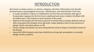 Atopic Dermatitis: Comprehensive Clinical and Pathological Review | PPTX