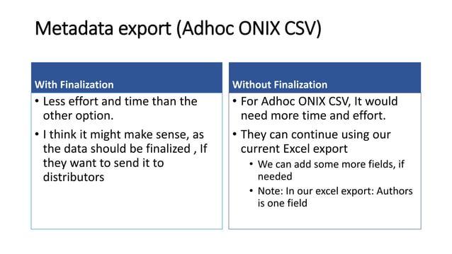 Ad-Hoc CSV ONIX file generation.pptx