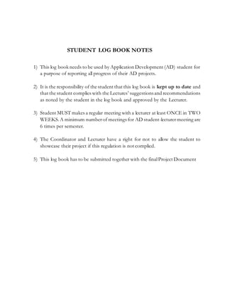 Ad project-log-book | DOCX