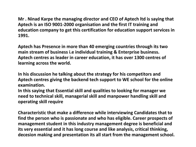 Welingkar Project for Sem 2 | PPT