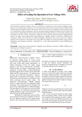 The International Journal of Engineering and Science (The IJES) | PDF | Digital Audio | Computer ...