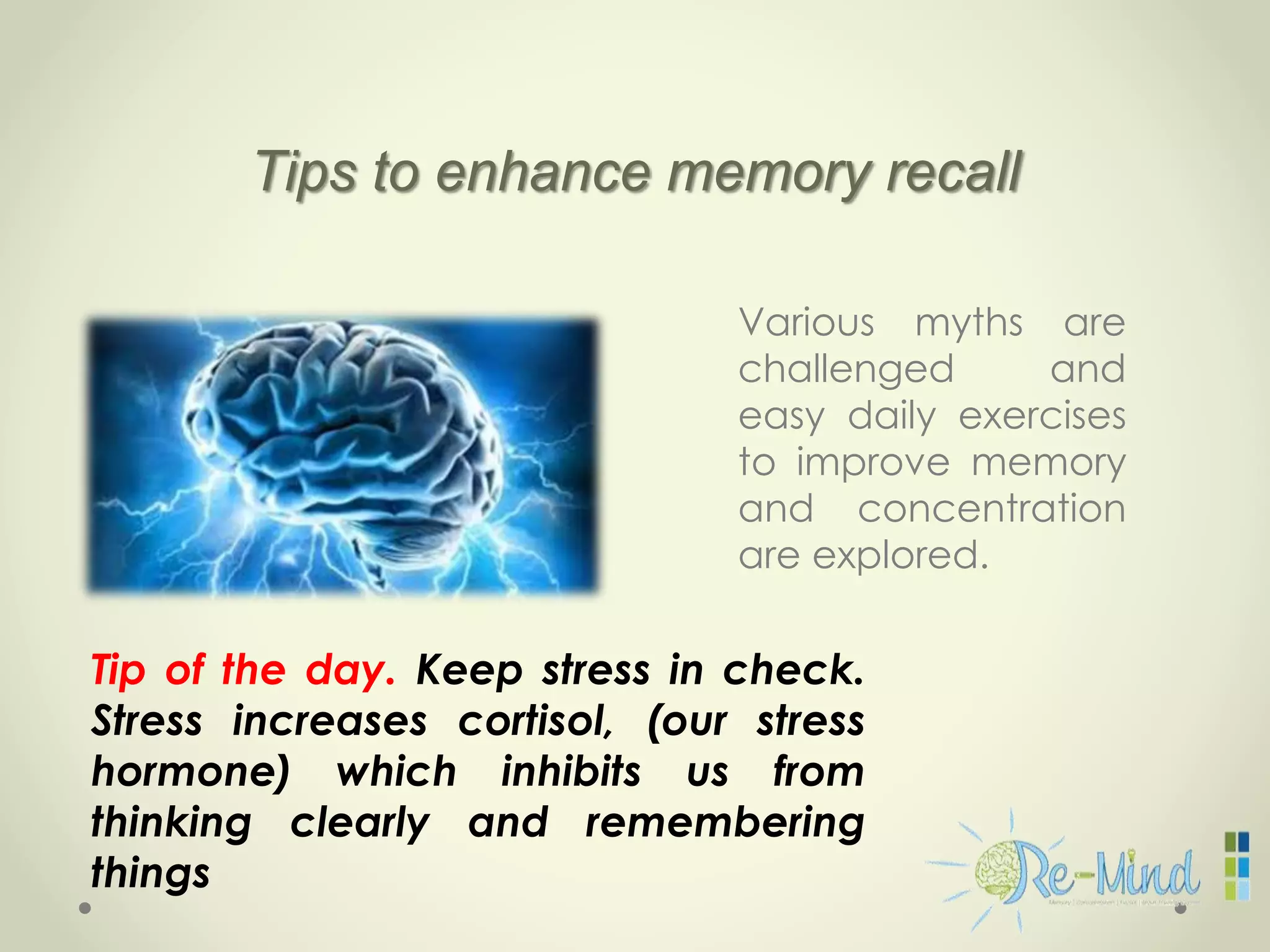 ReMind presentation 2014 | PPT