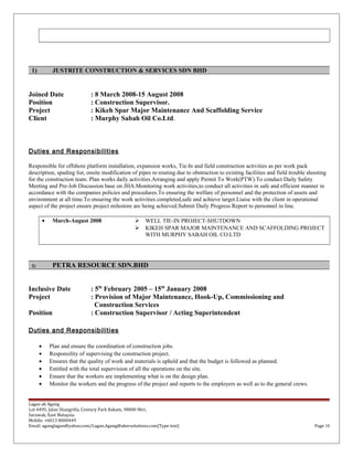 Updated CV-Lagan Field Supt | DOC