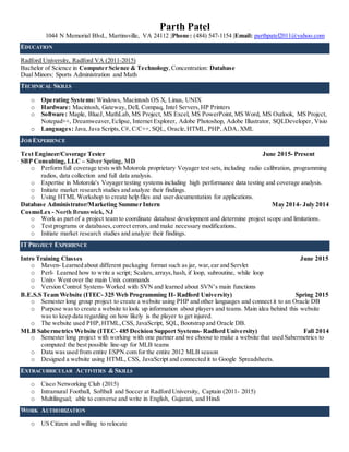 ParthPatel_Resume | DOCX