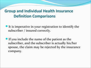 Heatlh Insurance Overview | PPT