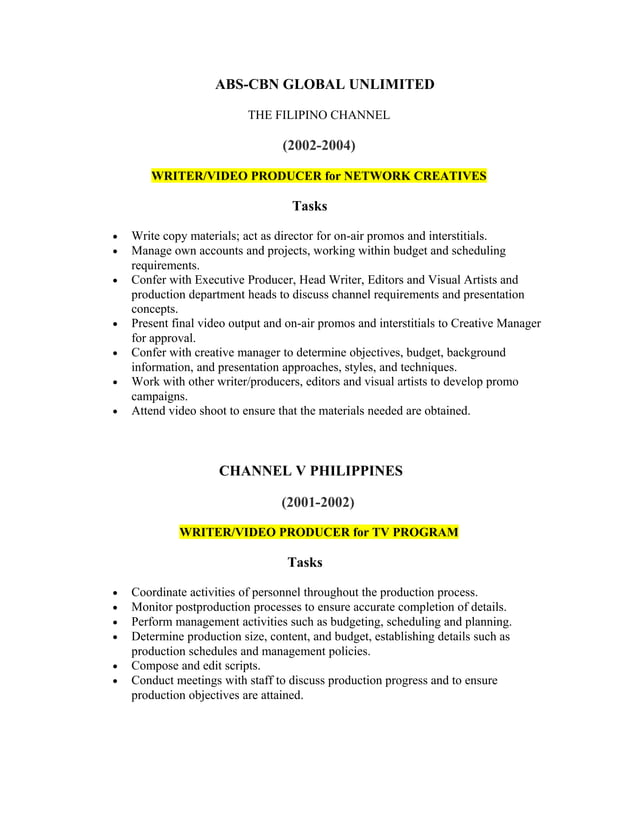 RC RESUME | PDF