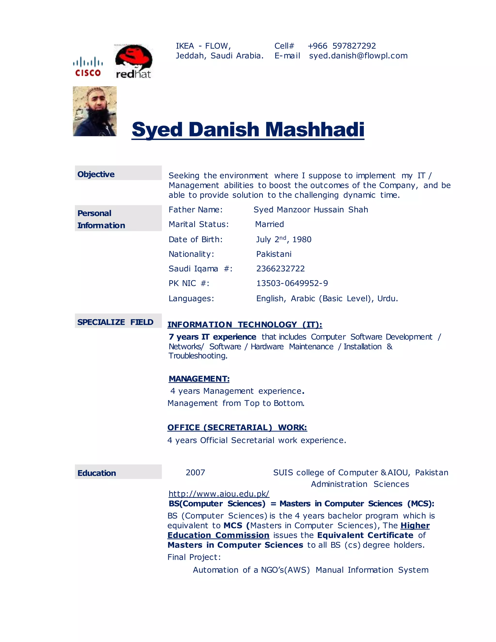 Dani_CV FLOW (1) | PDF