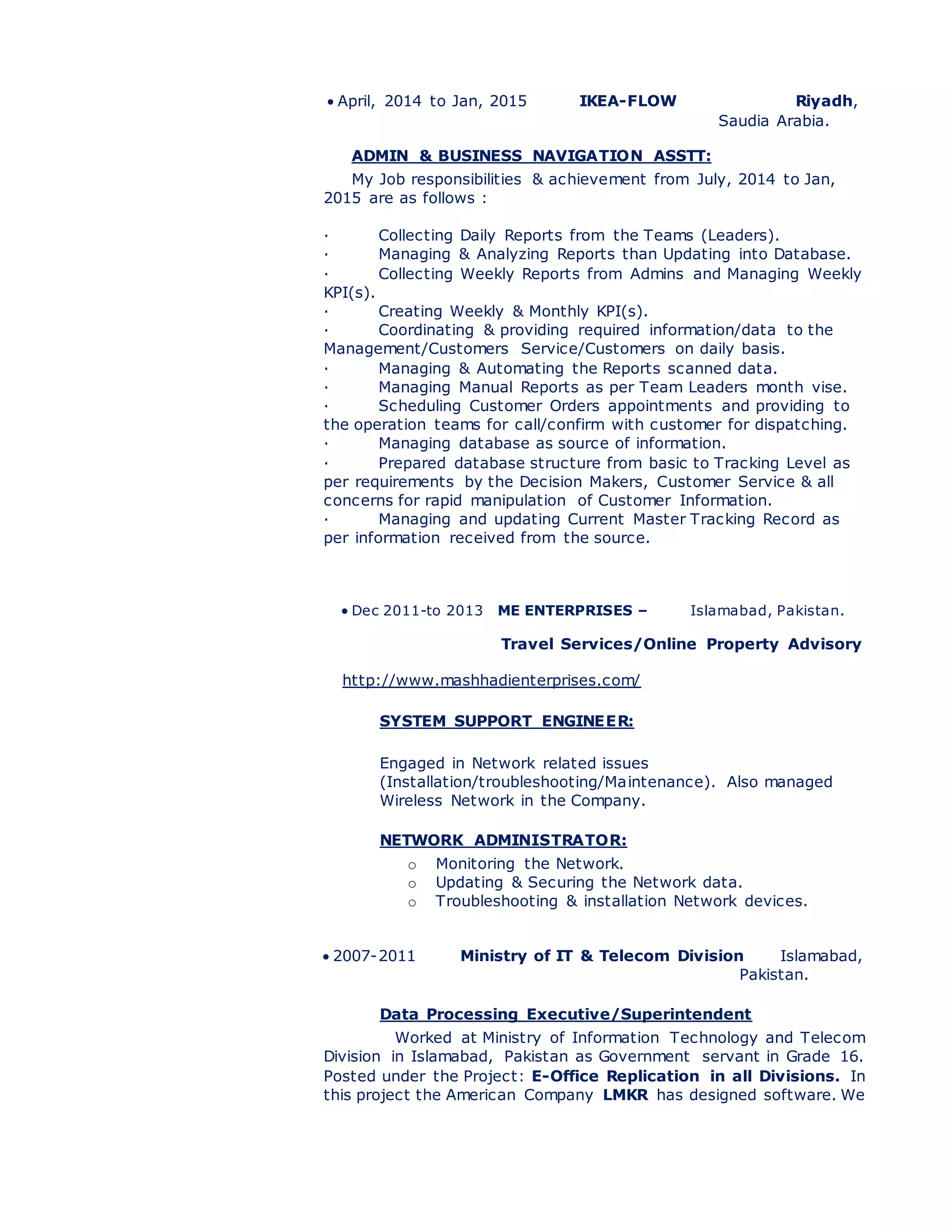 Dani_CV FLOW (1) | PDF