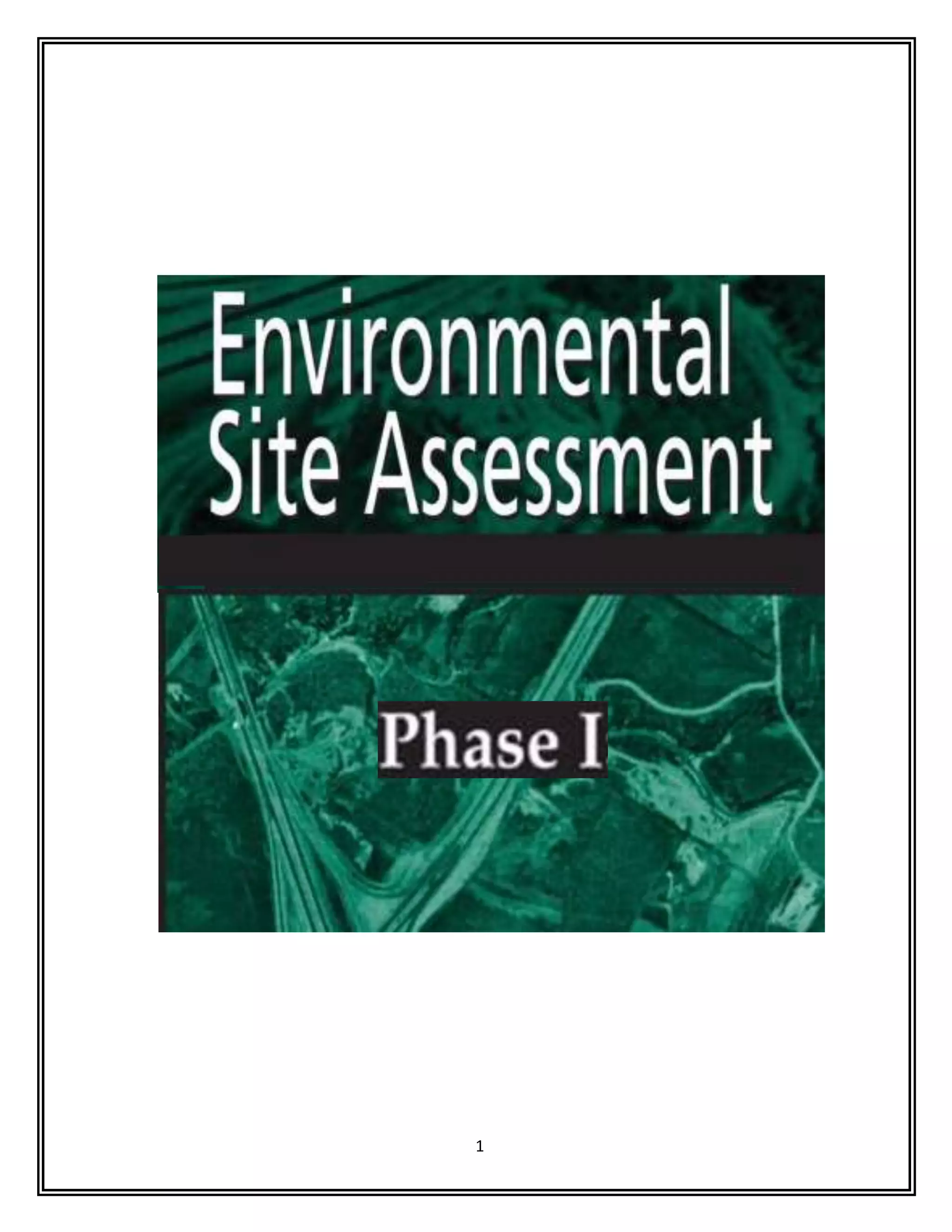 Phase 1 ESA Report | DOCX