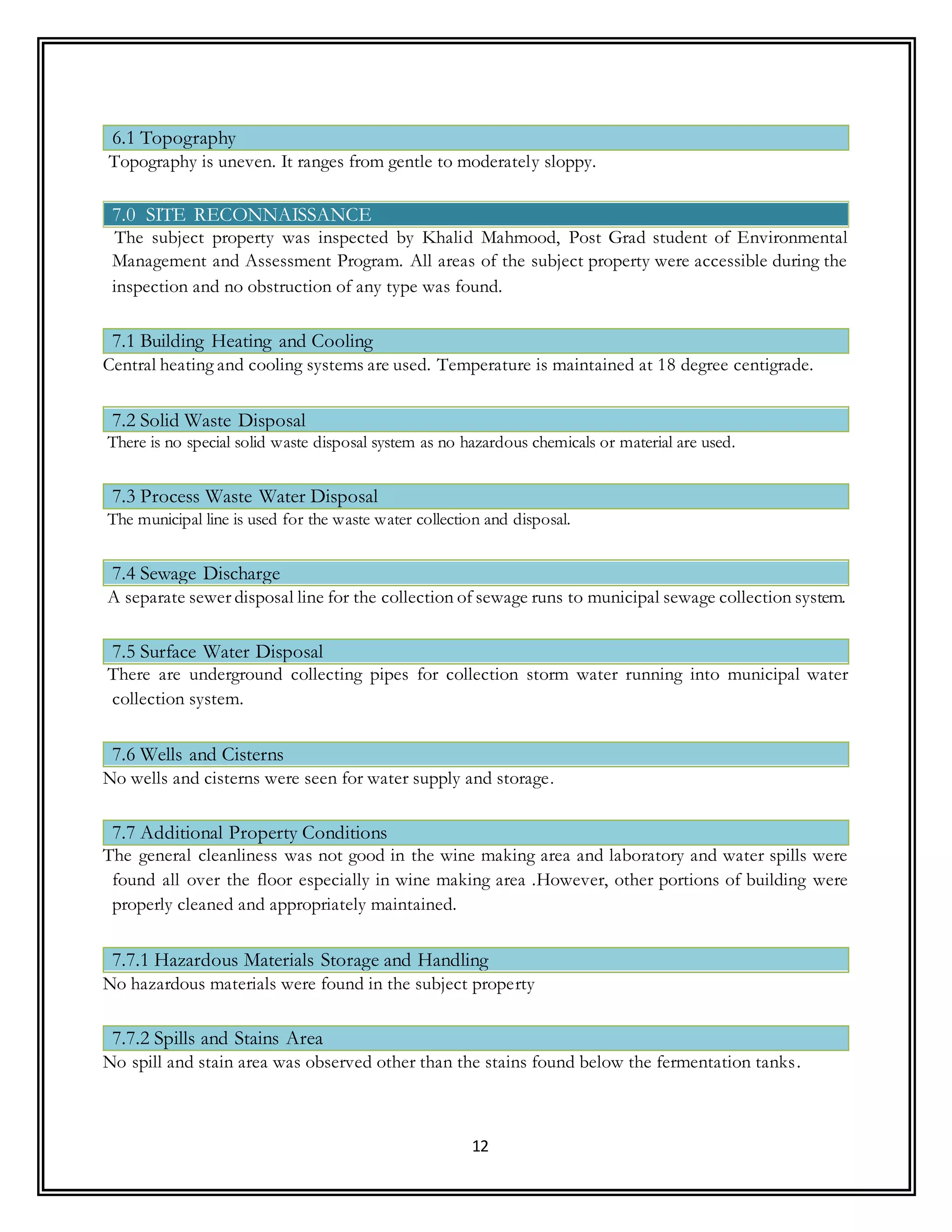 Phase 1 ESA Report | DOCX