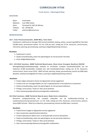 CV.Frank.mei 2015.def (2) | PDF