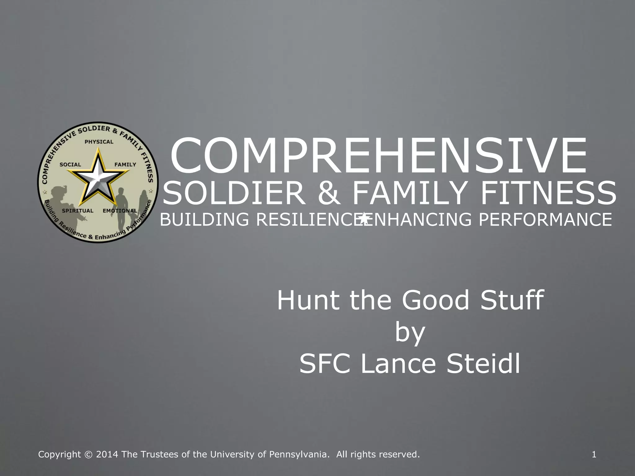 Resilience Training HTGS PowerPoint Aug 2014 v3.1 HTGS Presentation | PPT