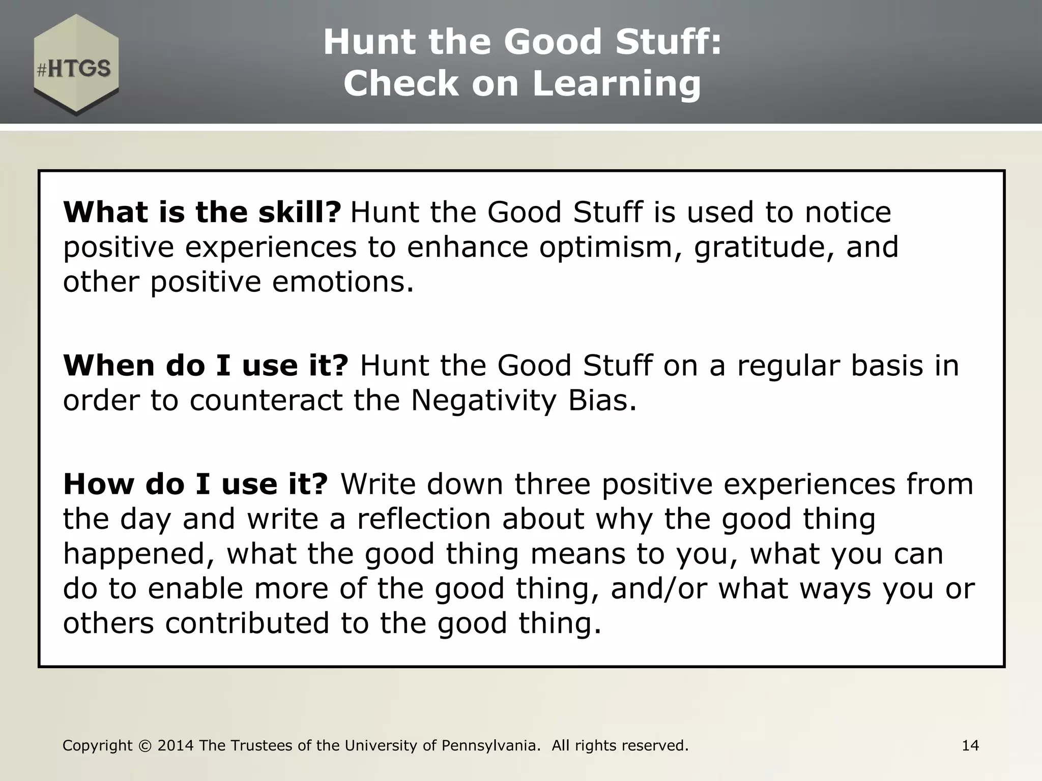 Resilience Training HTGS PowerPoint Aug 2014 v3.1 HTGS Presentation | PPT