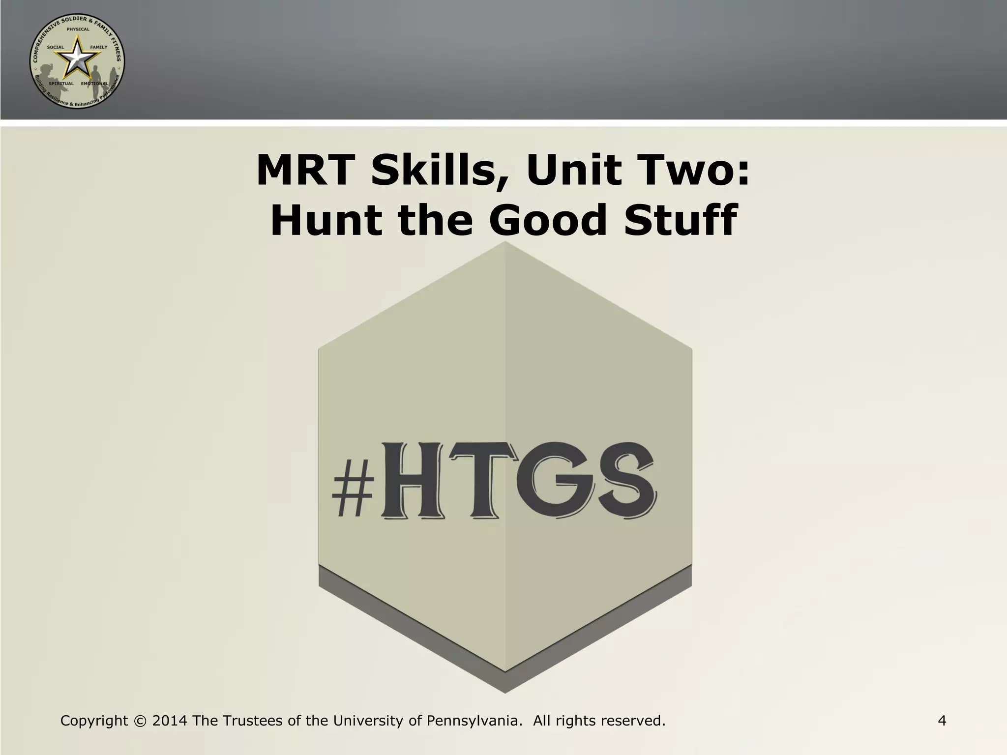 Resilience Training HTGS PowerPoint Aug 2014 v3.1 HTGS Presentation | PPT